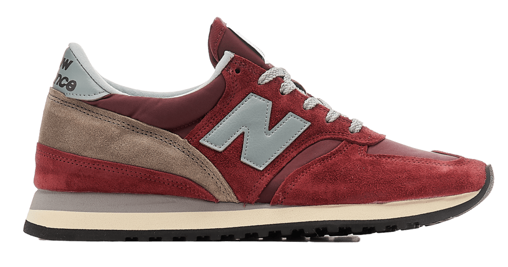NEW BALANCE - M730 Made in England, Burgundy/ Grey - INSIDE URBAN WEAR